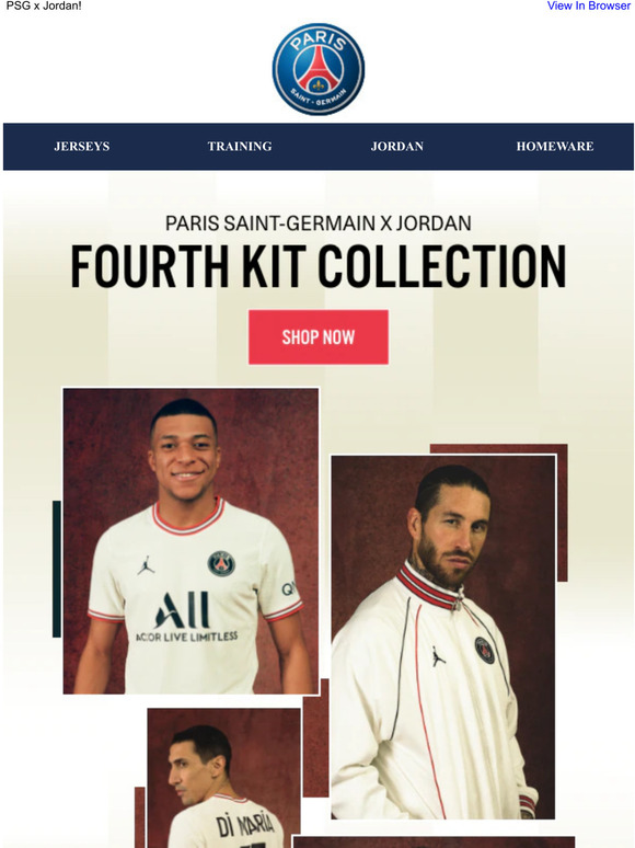 Paris Saint-Germain: Explore The Fourth Kit Collection! | Milled