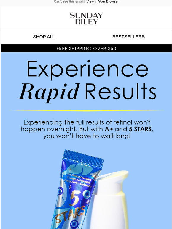 Sunday Riley: Ready for rapid results? | Milled