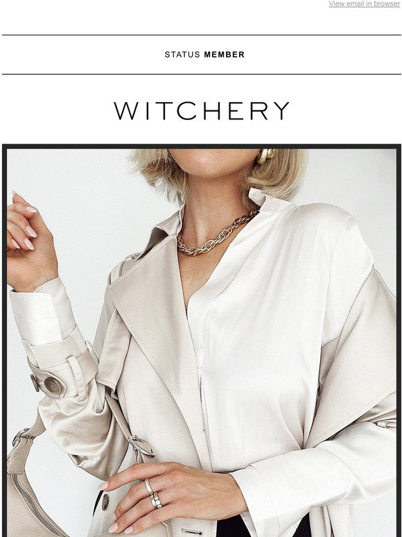 Witchery: 24/7 STYLE IN THE LAYER CUFF SHIRT | WITH ANNABEL FALCO | Milled