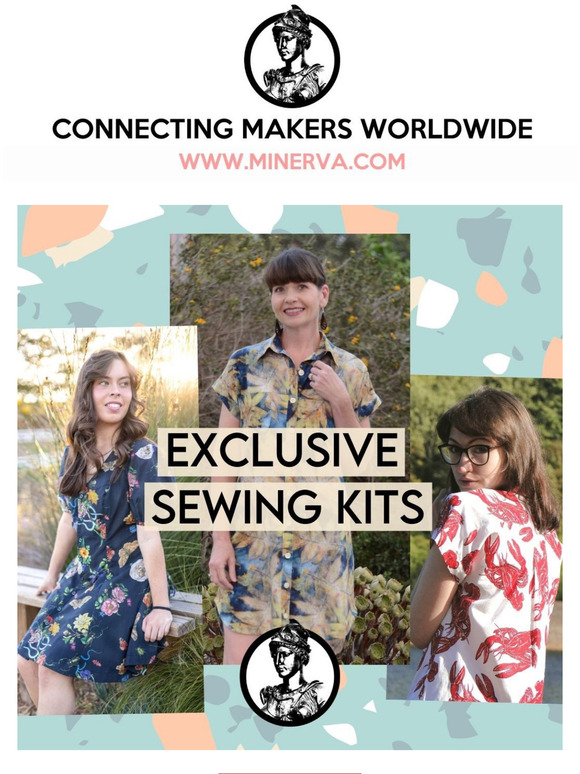 Minerva: New & exclusive Minerva sewing kits - out now! | Milled