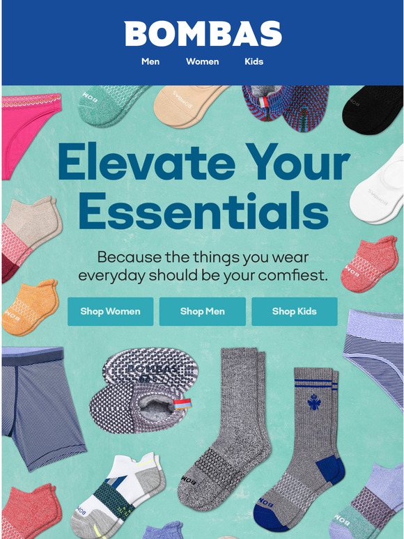Bombas Email Newsletters: Shop Sales, Discounts, and Coupon Codes