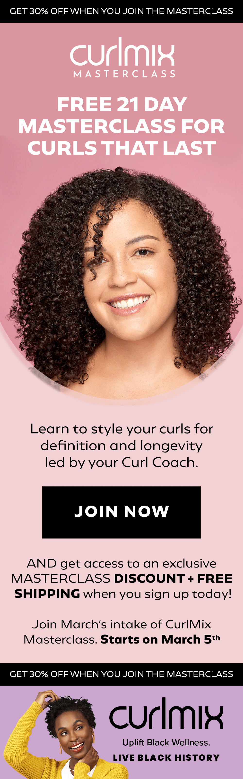 CurlMix: Join this FREE class TODAY to master your curls | Milled