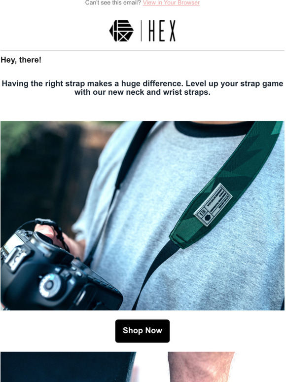 HEX: HEX Camera Straps now available | Milled