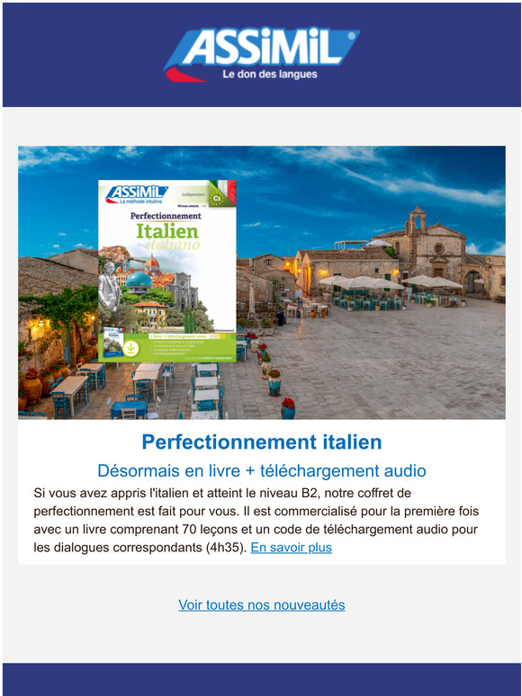 Assimil: Perfectionnement italien en coffret tlchargement | Milled