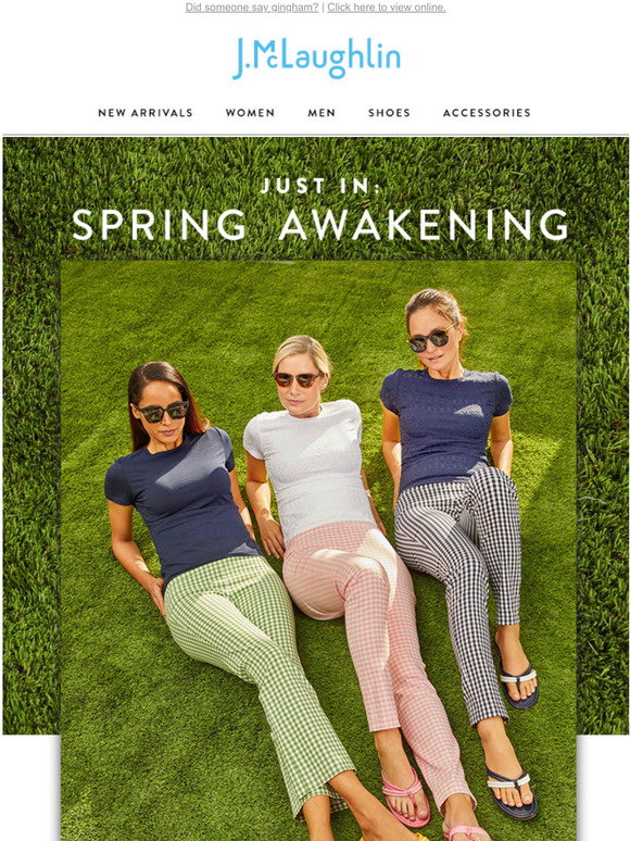 J.McLaughlin: Just In: Spring Arrivals | Milled