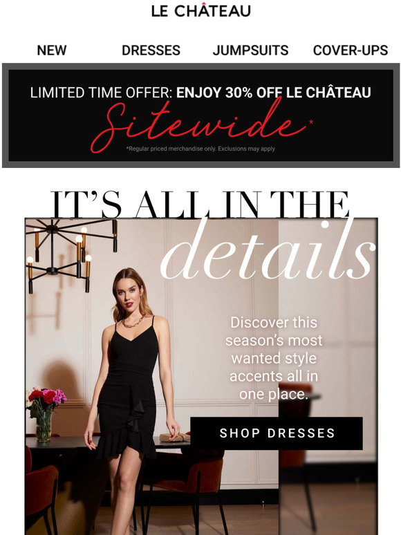 Le Château: Discover beauty in the details of these stunning dresses ...