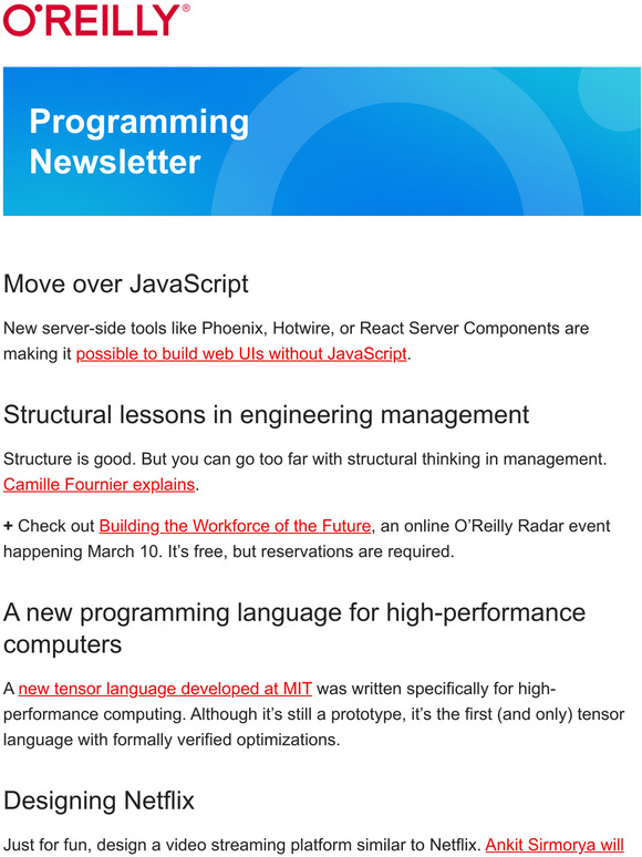 O'Reilly: Rust, medieval maps, and JavaScript-free web UIs | Milled