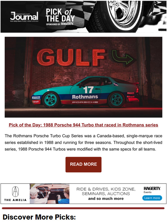 ClassicCars: Pick of the Day: 1988 Porsche 944 Turbo that raced in ...