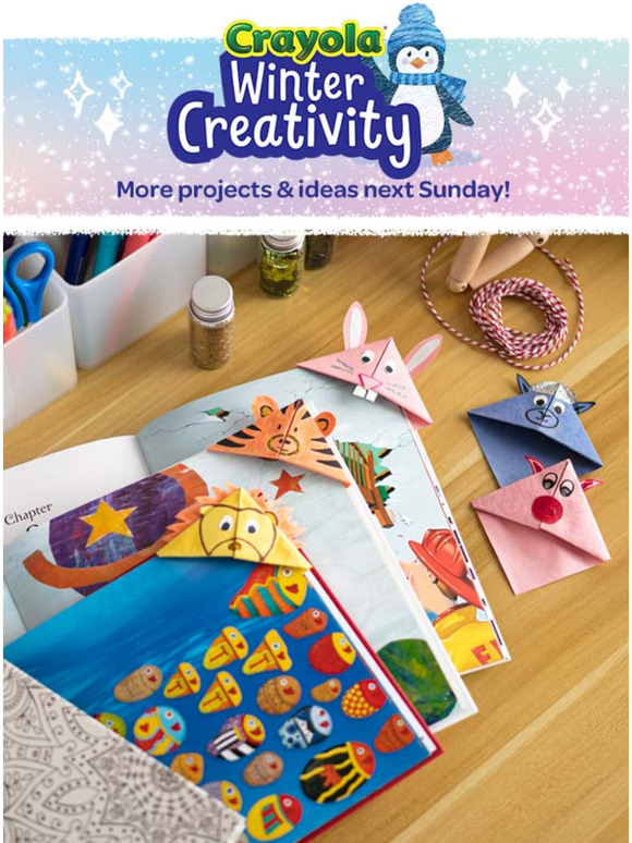 Crayola: Weekly Creativity: Bookmarks | Milled