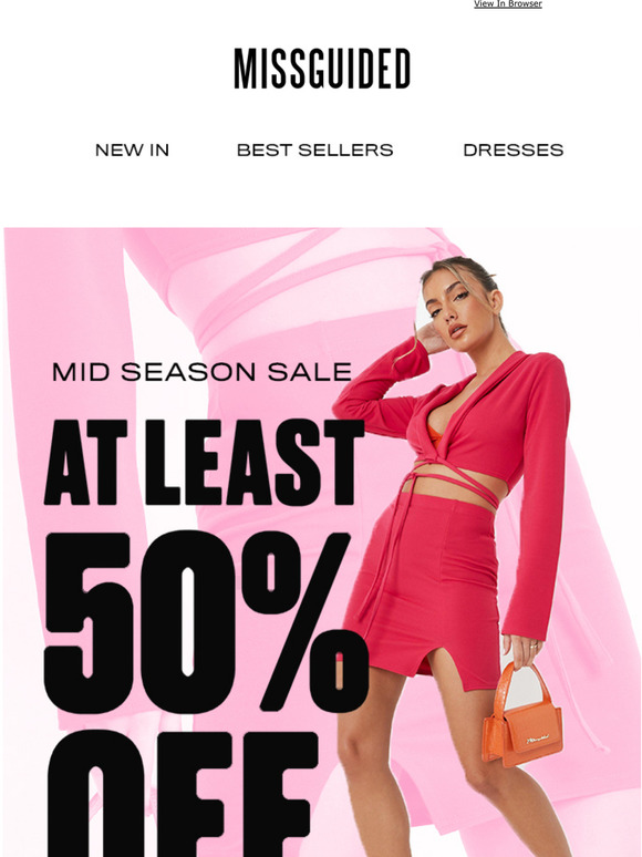 Missguided UK Email Newsletters: Shop Sales, Discounts, and Coupon Codes