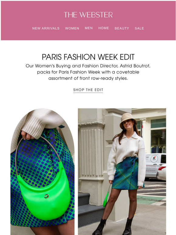 The Webster: What to Pack for Paris Fashion Week! | Milled