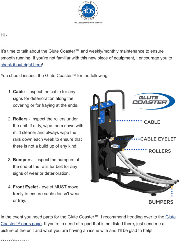 The Abs Company: Check out the Glute Coaster | Milled