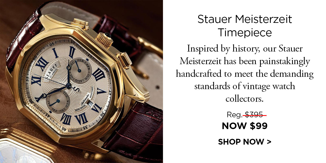 Stauer: YOUR NEW CATALOG is arriving, take $100 OFF your order + $5 ...