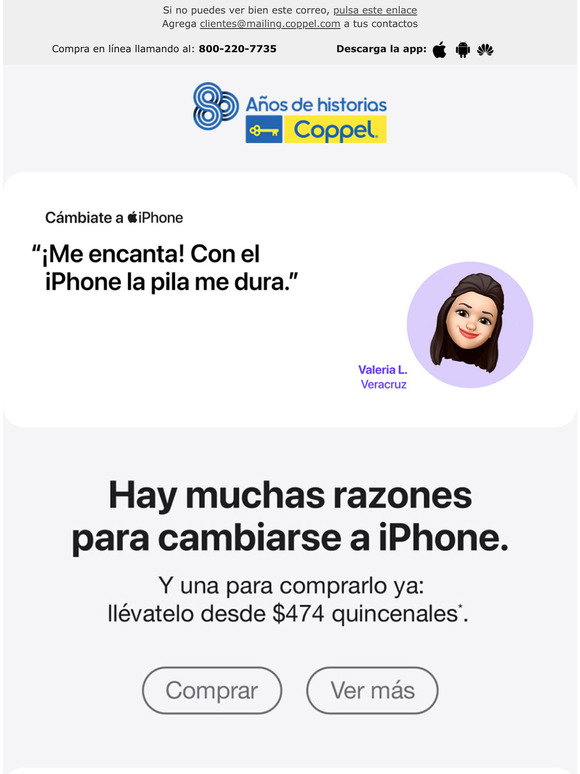 Coppel: Conoce los beneficios y cmbiate a iPhone | Milled