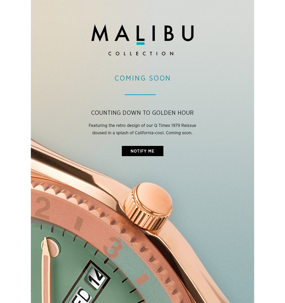 Timex US/CAN: Golden Hour | Malibu Collection in New Colors | Milled