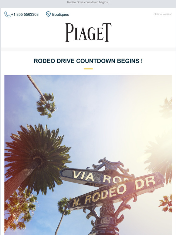 Piaget: The Piaget Salon Rodeo Drive | Milled