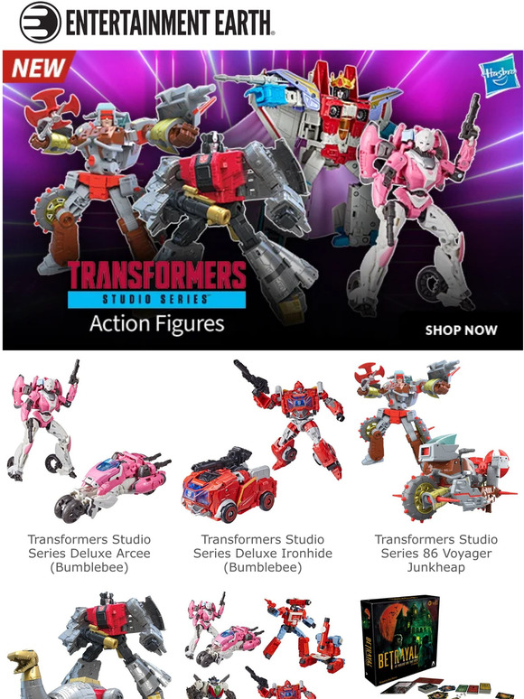 Entertainment Earth: New Transformers Studio Series! | Milled