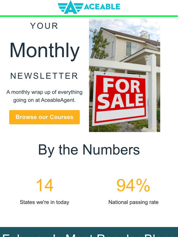 AceableAgent: ICYMI: Here's what happened at Aceable in February | Milled