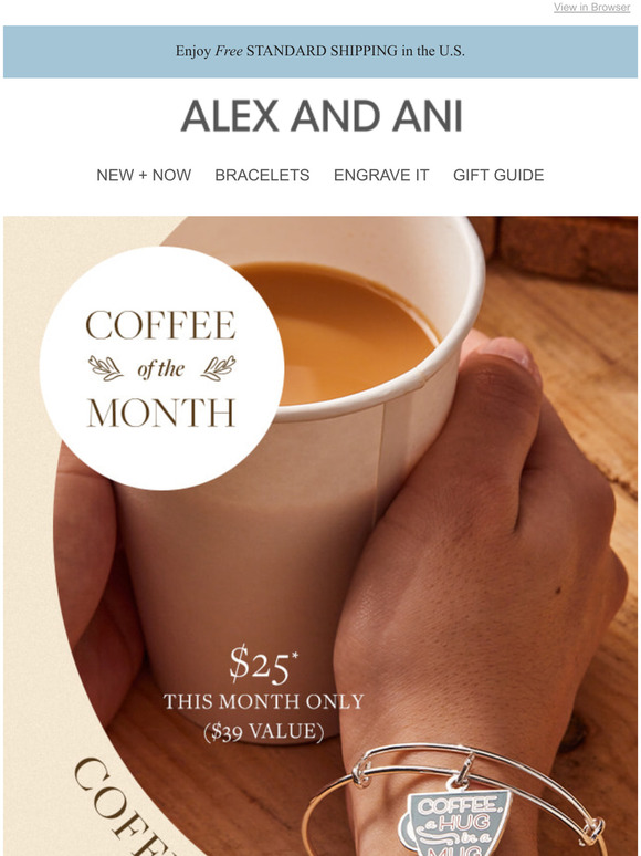 Alex and Ani: The March Coffee of the Month Charm is Here | Milled
