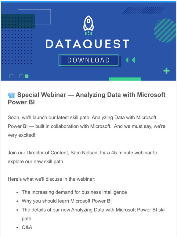 Dataquest: Learn about our new skill path, built in collaboration with Microsoft! | Milled
