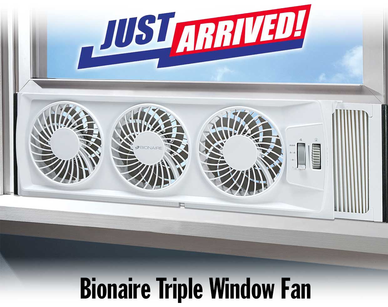 Heartland America: Just Arrived! $59.99 Bionaire Triple Window Fan | Milled
