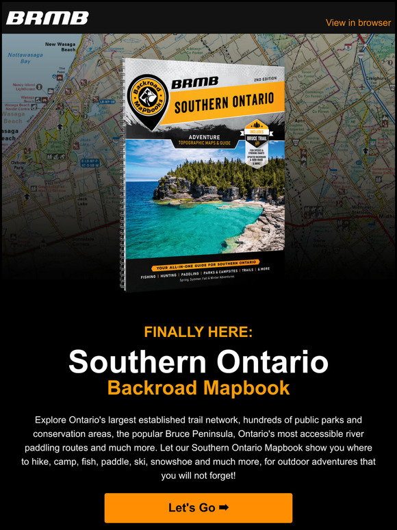 Backroad Mapbooks: FINALLY HERE: Southern Ontario BackroadMapbook | Milled