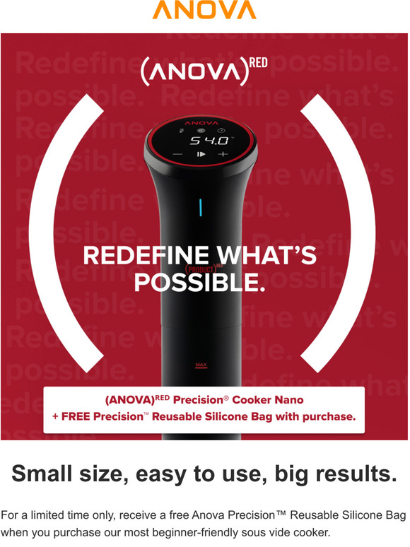 Anova: Get a free silicone bag... | Milled