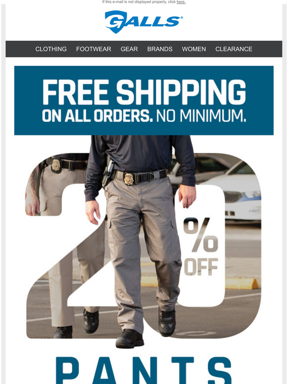 Galls: Tactical Pants Takeover Save 20% | Milled