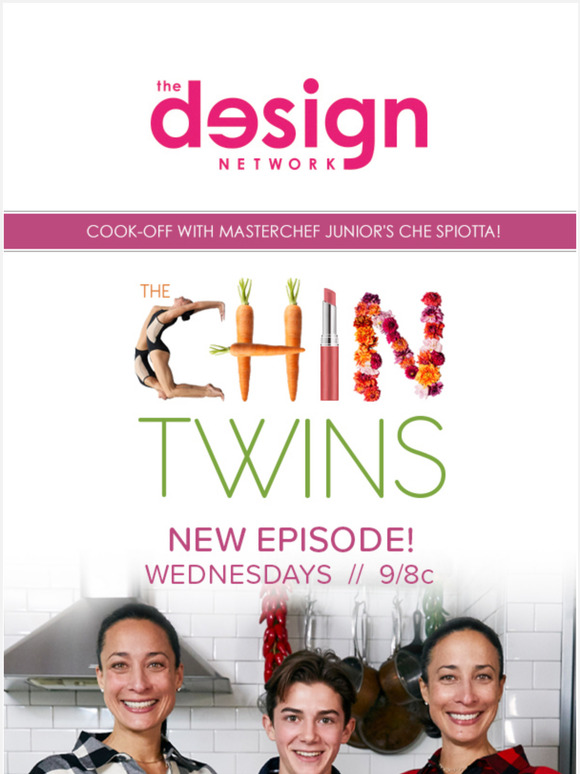 The Design Network: Chin Twins Cook-Off with MasterChef Junior's Che ...