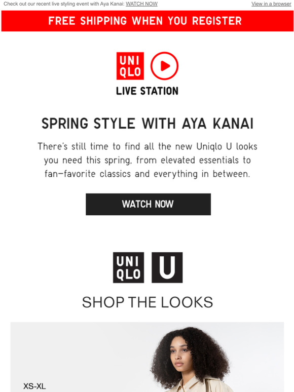 UNIQLO Email Newsletters: Shop Sales, Discounts, and Coupon Codes