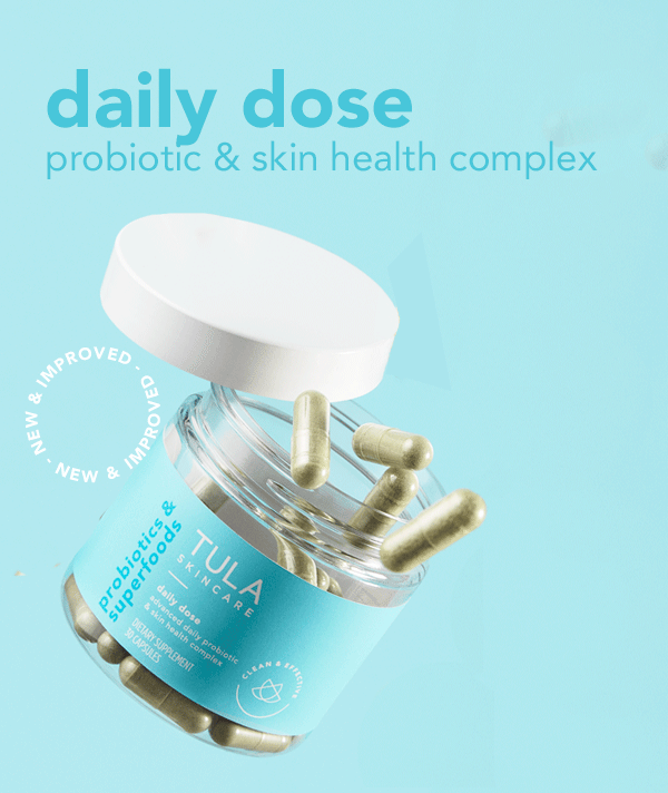 Tula: NEW & IMPROVED: Daily Dose Probiotic Complex | Milled