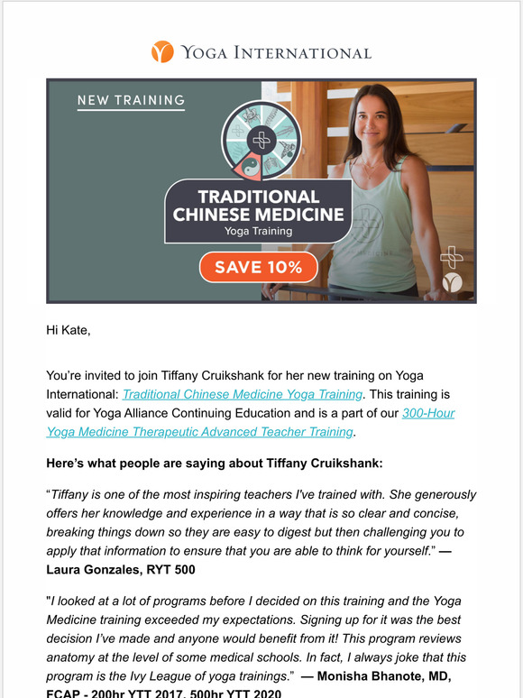 Yoga International: This is why students love Tiffany Cruikshank's ...