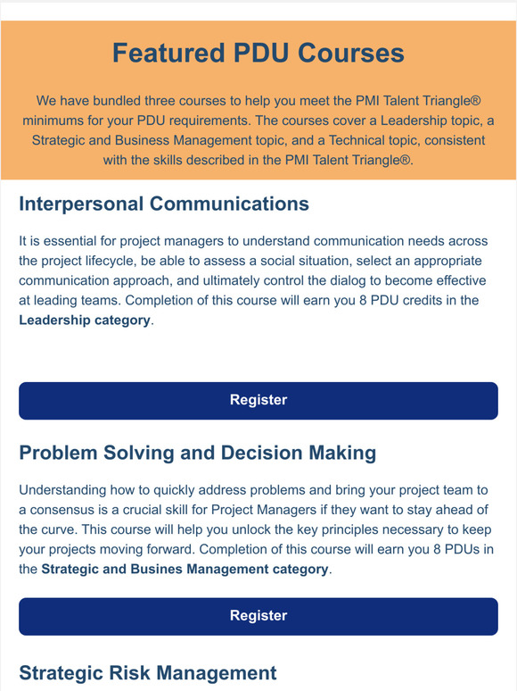 Project Management Academy: Meet the Talent Triangle minimums for your ...