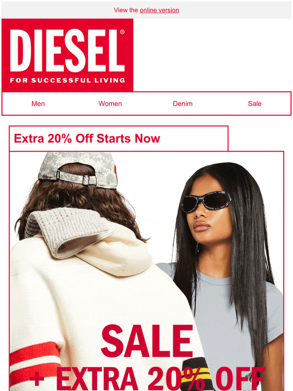Diesel: Extra 20% Off Sale is Back! | Milled