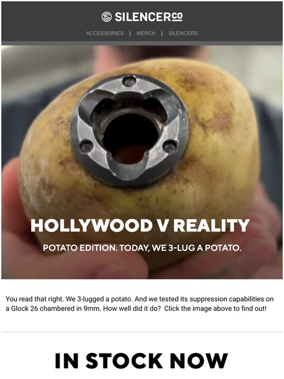 SilencerCo: We 3-lugged A Potato And Used It As A Suppressor | Milled