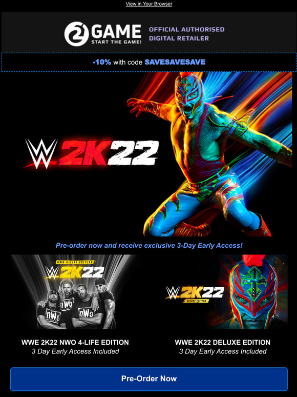 2Game: Pre-Order WWE 2K22 & Get Early Access I Coming Soon | Milled