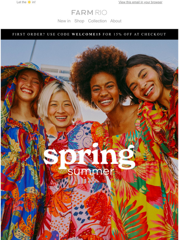 FARM Rio: FARM Rio Spring Collection | Milled