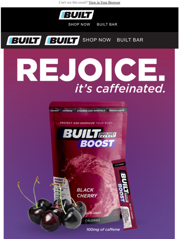 Built Bar: Black Cherry Built Boost is back! | Milled