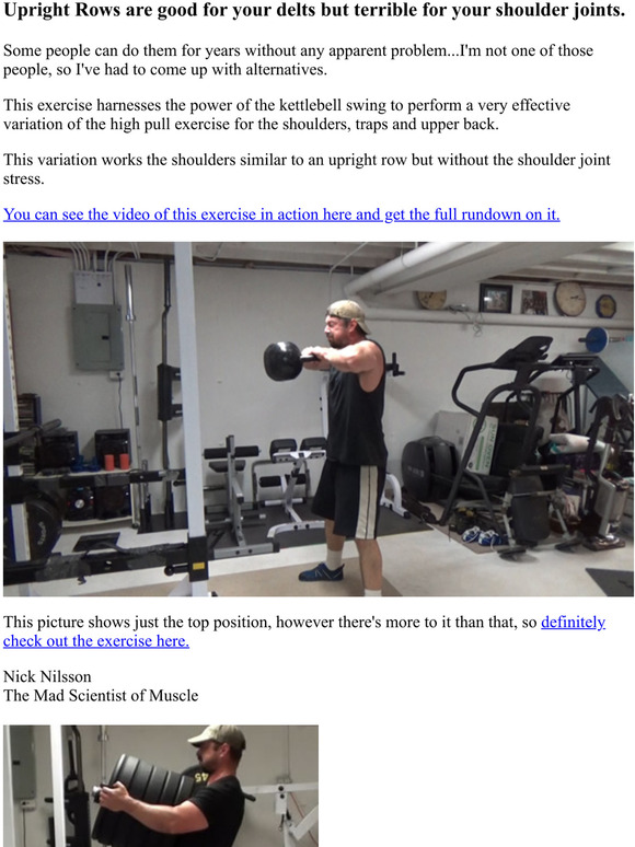 FitStep: Kettlebell High Pull Swings - better than upright rows | Milled