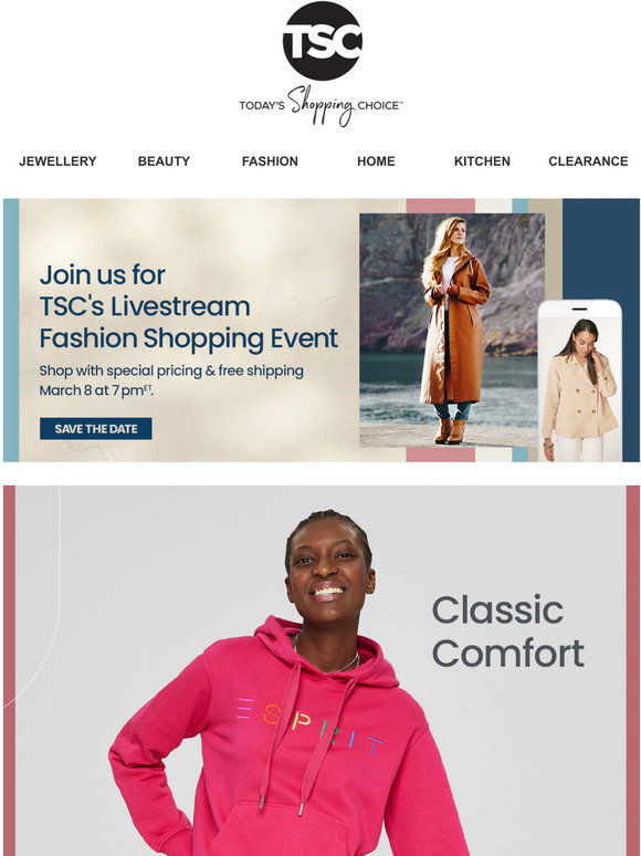 The Shopping Channel: Discover Esprit NEW SPRING ARRIVALS | Milled