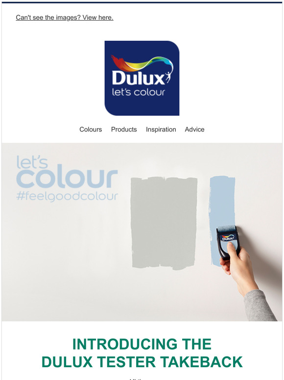 Dulux: Lets do some good. Try the new Dulux Tester Takeback | Milled