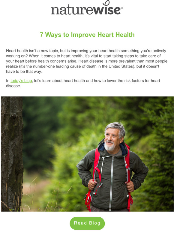 NatureWise: 7 Ways to Improve Heart Health | Milled