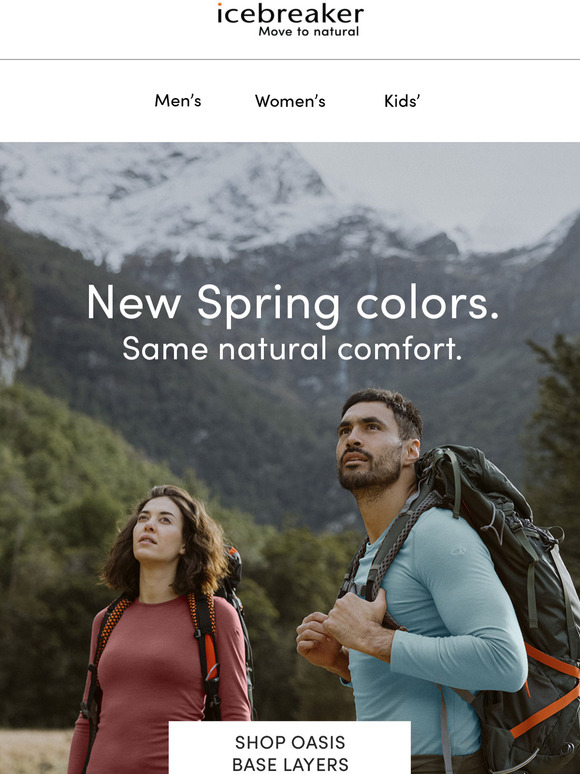 Icebreaker: New Oasis colors have landed! | Milled