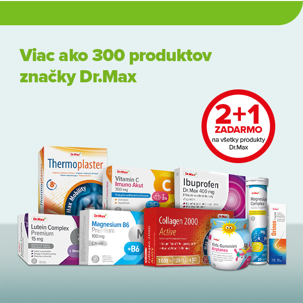 Dr. Max: Produkty znaky Dr.Max v akcii 2+1 zadarmo | Milled