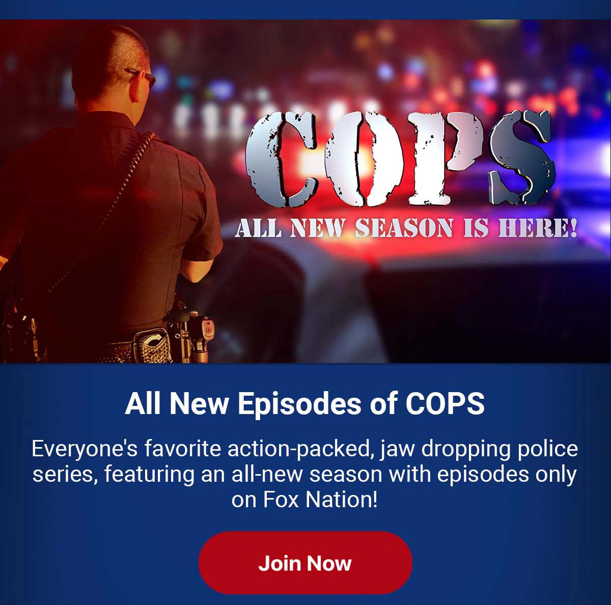 Fox News: Forensic Files and New Episodes of COPS Available Now on Fox ...