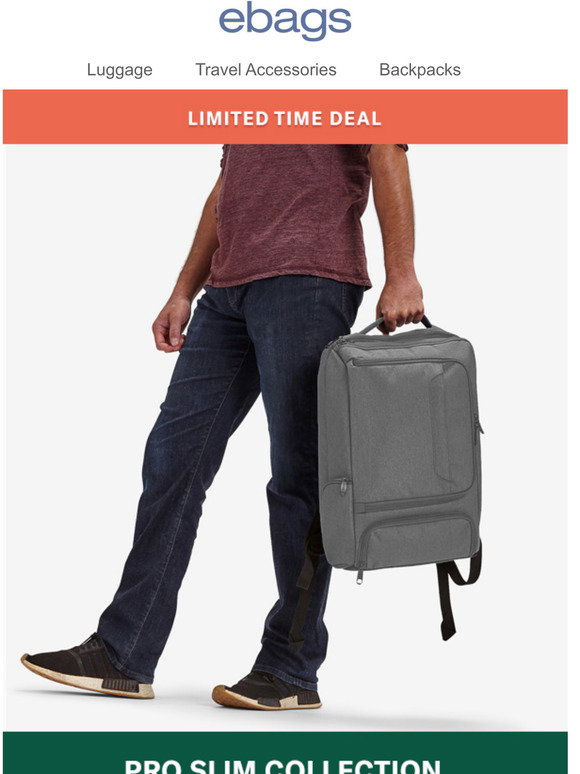 eBags: Our Pro Slim Collection is now starting at $59.99 | Milled