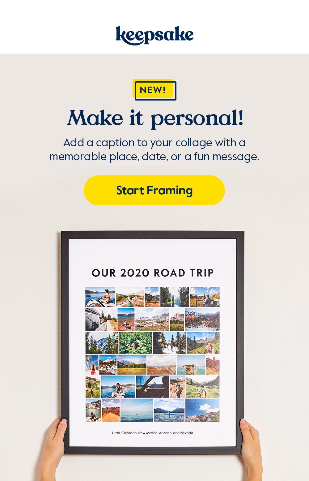 Keepsake Frames: New! Collage captions | Milled