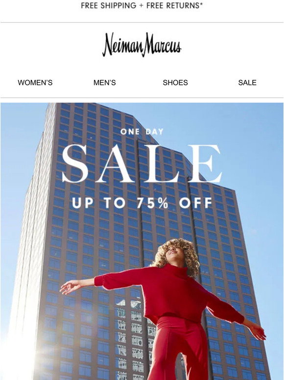 Neiman Marcus: Final hours for 75% off! Your new look is waiting | Milled
