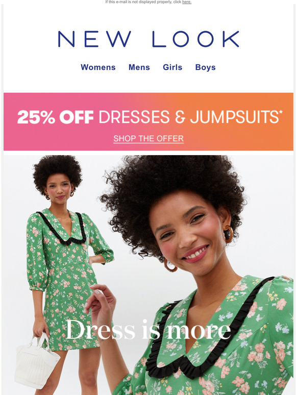 New Look Email Newsletters: Shop Sales, Discounts, and Coupon Codes