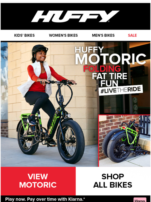Huffy: Ride it, fold it, take it, store it - Huffy Motoric | Milled